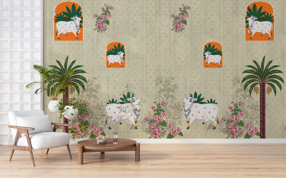 Rajasthani Cow Design – Phi Wallcoverings